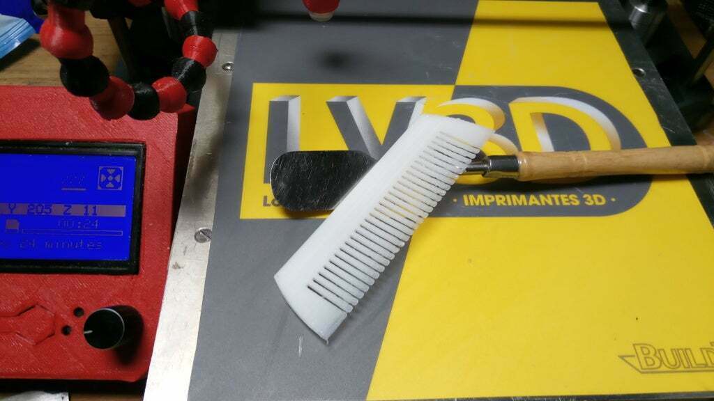 STL file Hair comb 💇 ・3D printer design to download・Cults